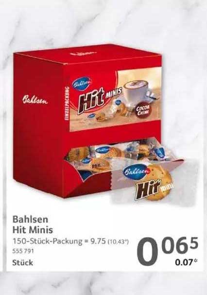 Bahlsen Hit Minis Angebot bei Selgros - 1Prospekte.de