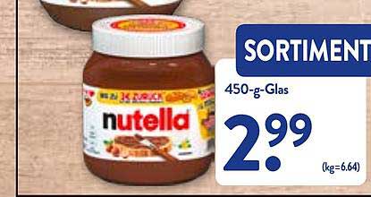 Nutella 450 G Angebot bei ALDI Nord - 1Prospekte.de