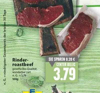 Rinderroastbeef Angebot bei E Center - 1Prospekte.de