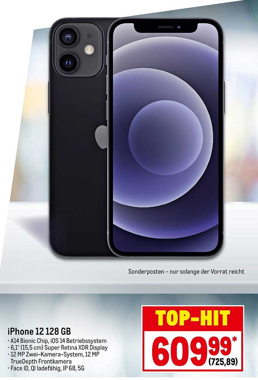 Iphone 12 128gb Angebot bei METRO - 1Prospekte.de