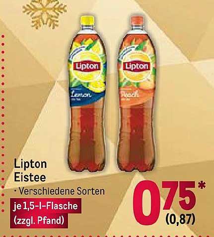 Lipton Eistee Angebot bei METRO