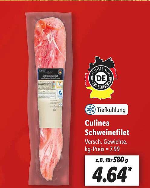 Culinea Schweinefilet Angebot bei Lidl - 1Prospekte.de