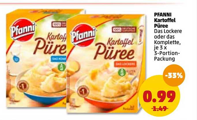 Pfanni Kartoffel Püree Angebot bei Penny - 1Prospekte.de