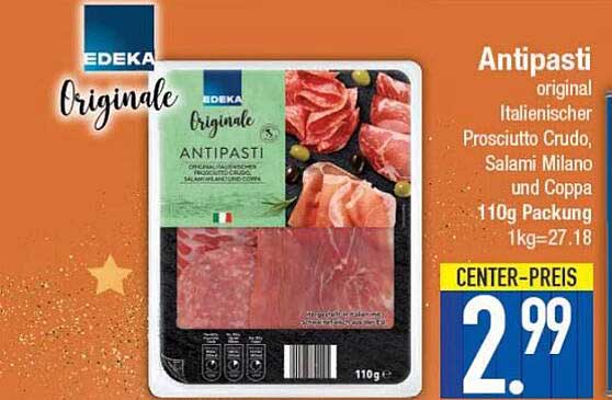 Edeka Originale Antipasti Angebot bei E Center - 1Prospekte.de