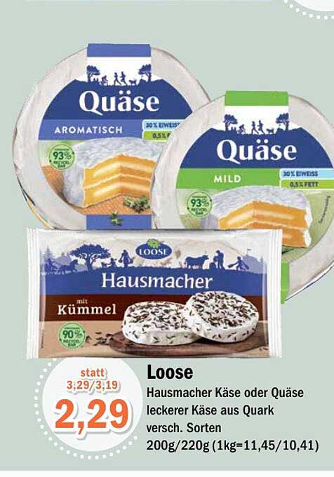 Loose Hausmacher Käse Oder Quäse Leckerer Käse Aus Quark Angebot bei ...