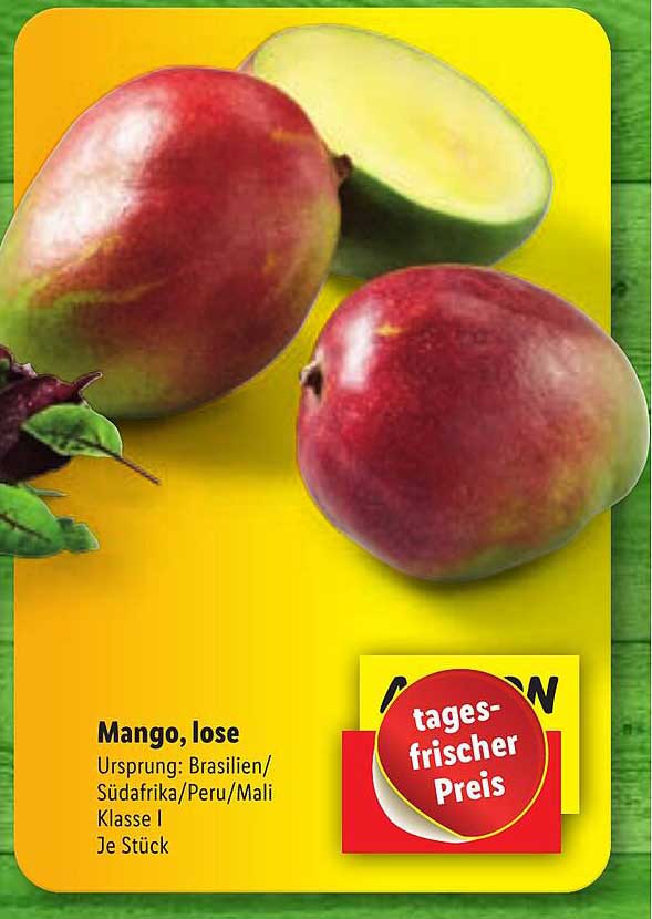 Mango, Lose Angebot bei Lidl - 1Prospekte.de