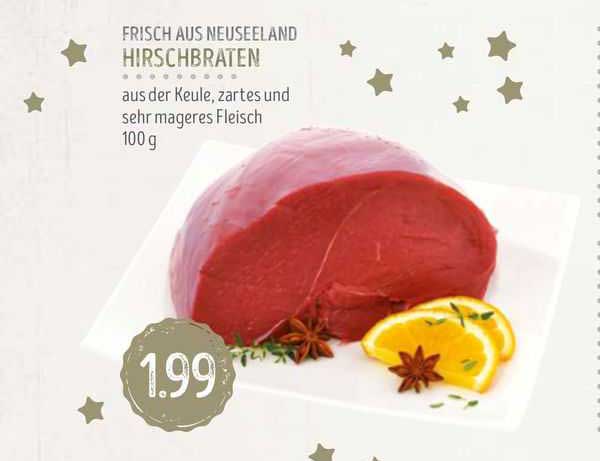 Frisch Aus Neuseeland Hirschbraten Angebot bei Edeka Struve - 1Prospekte.de