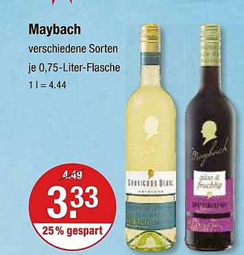 Maybach Angebot bei V-Markt - 1Prospekte.de