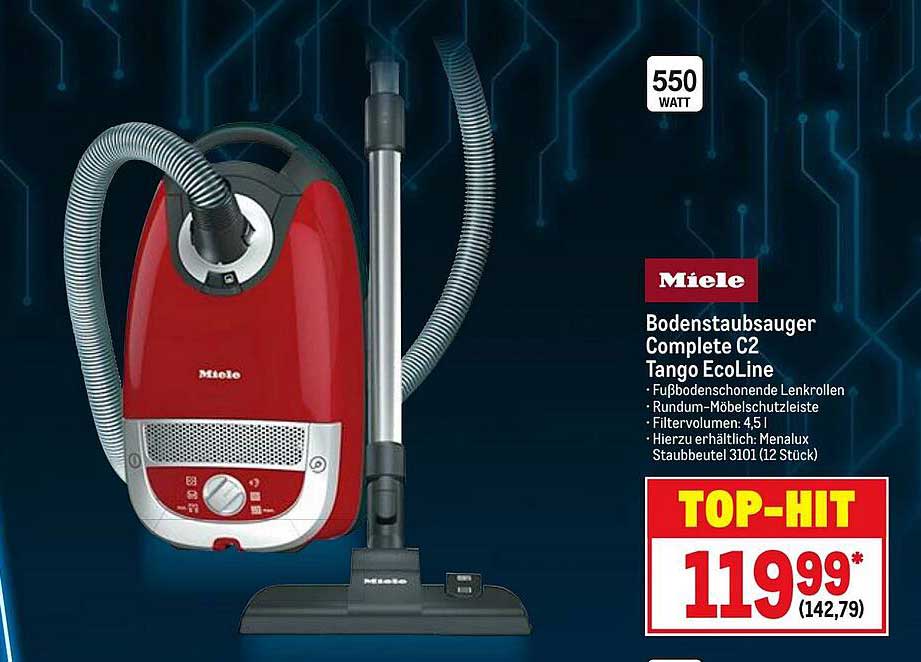 Miele Bodenstaubsauger Complete C2 Tango Ecoline Angebot bei METRO ...