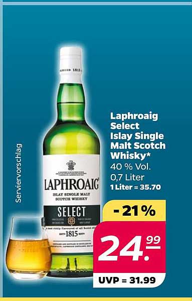 Laphroaig Select Islay Single Malt Scotch Whisky Angebot bei Netto