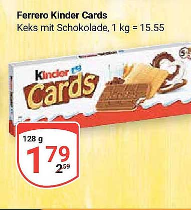 Ferrero Kinder Cards Angebot bei Globus - 1Prospekte.de