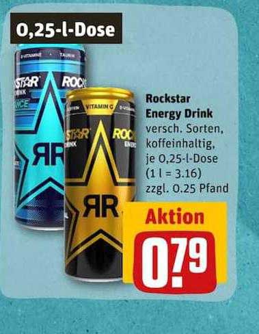 Rockstar Energy Drink Angebot bei REWE - 1Prospekte.de