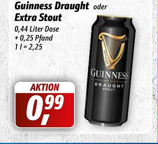 Guinness Draught Oder Extra Stout Angebot bei Simmel