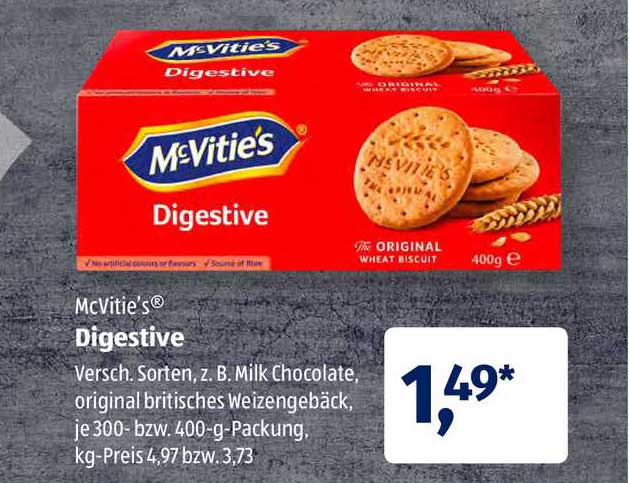 Mcvitie's Digestive Angebot bei ALDI SÜD - 1Prospekte.de
