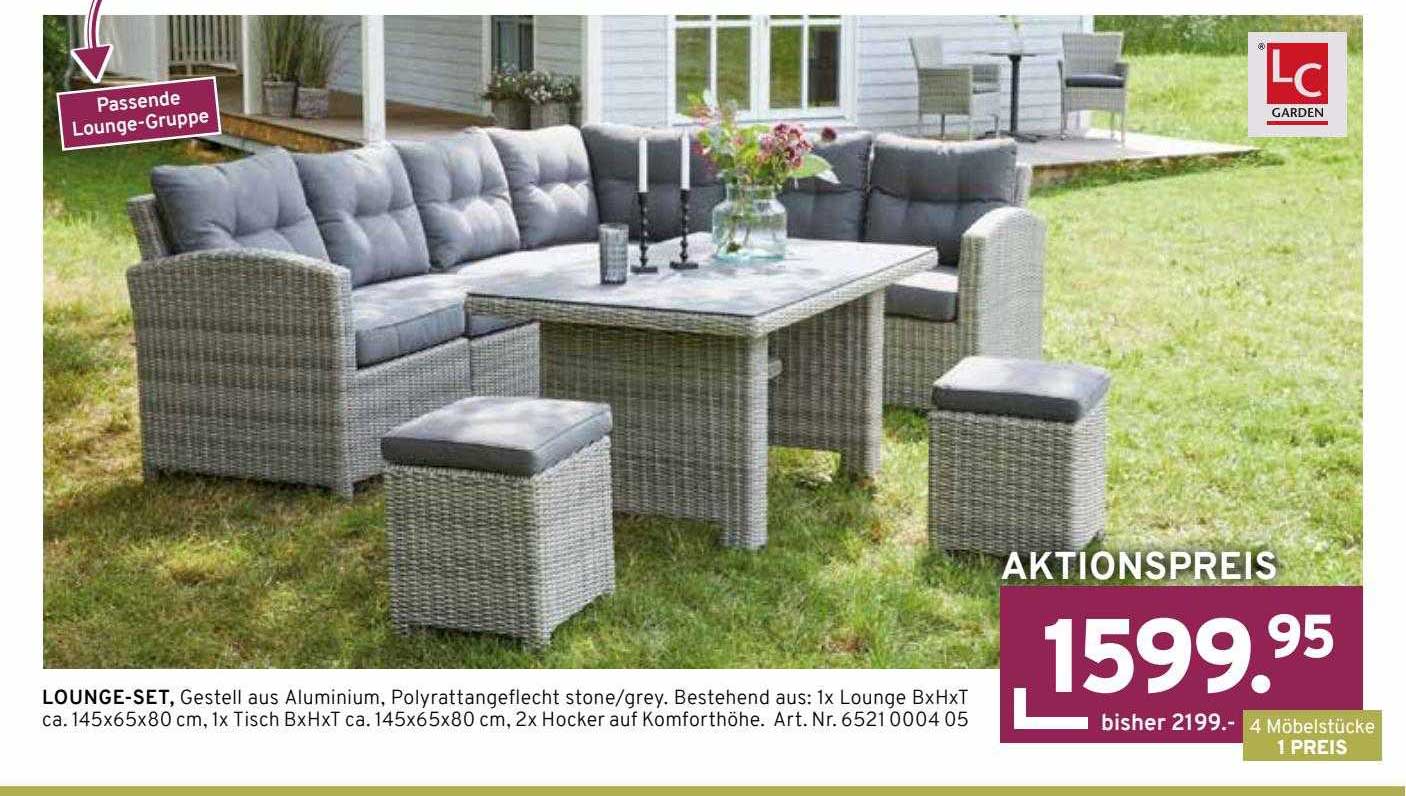 Lounge-set Lc Garden Angebot bei Möbel Heinrich - 1Prospekte.de