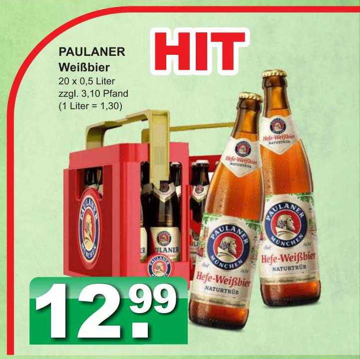 Schãne Paulaner Weiãÿbier Angebot Bild