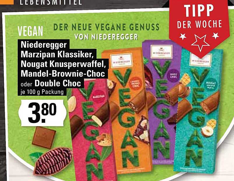 Niederegger Marzipan Klassiker, Nougat Knusperwaffeln Mandel-brownie ...