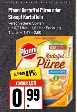 Pfanni Kartoffel Püree Oder Stampf Kartoffeln Angebot bei EDEKA ...