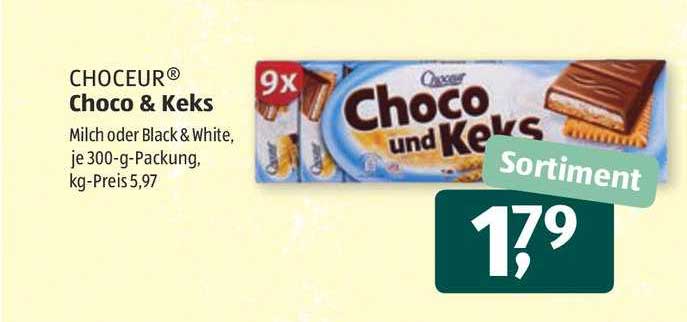Choceur® Choco & Keks Angebot bei ALDI SÜD - 1Prospekte.de