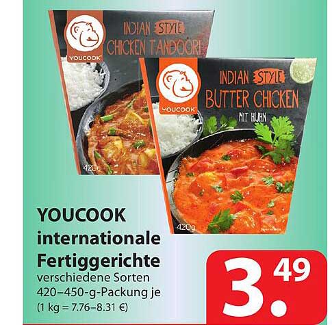 Youcook Internationale Fertiggerichte Angebot bei Markant
