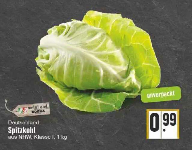 Spitzkohl Angebot bei EDEKA - 1Prospekte.de
