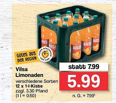 Vilsa Limonaden Angebot bei Famila Nordwest - 1Prospekte.de
