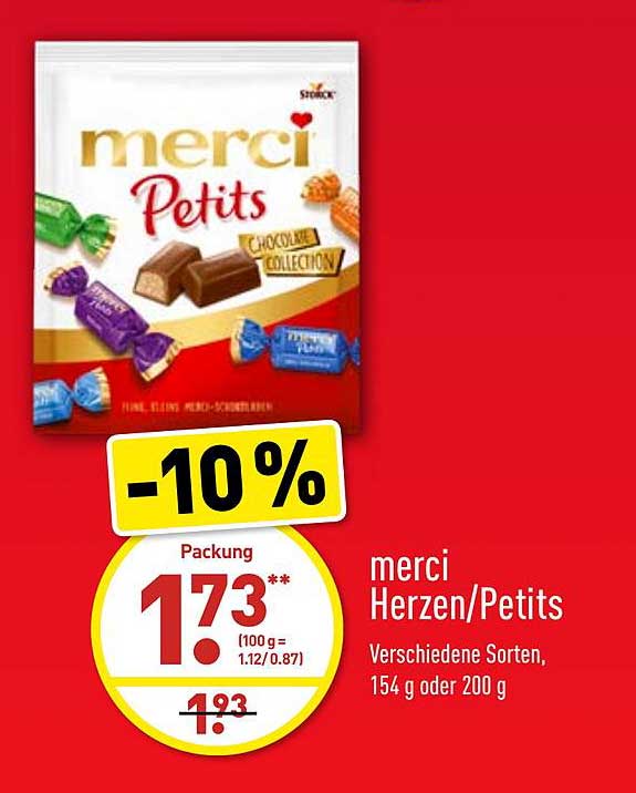 Merci Herzen Oder Petits Angebot bei ALDI Nord - 1Prospekte.de