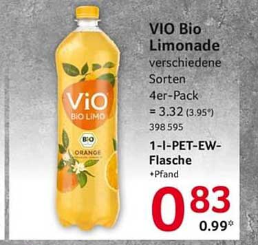 Vio Bio Limonade Angebot bei Selgros - 1Prospekte.de