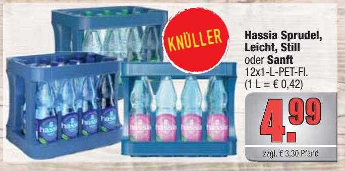 Hassia Sprudel, Leicht, Still Oder Sanft Angebot bei Alldrink ...