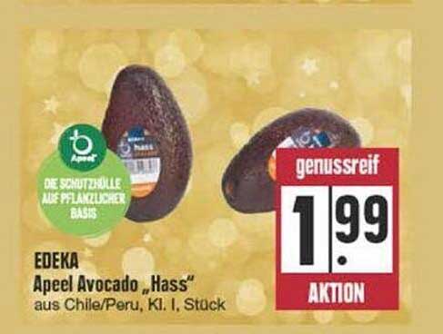 Edeka Apeel Avocado „hass“ Angebot bei EDEKA - 1Prospekte.de