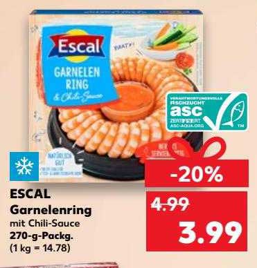 Escal Garnelenring Angebot bei Kaufland - 1Prospekte.de