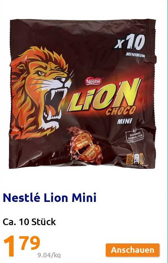 Nestlé Lion Mini Angebot bei Action - 1Prospekte.de