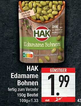 Hak Edamame Bohnen Angebot bei E Center - 1Prospekte.de