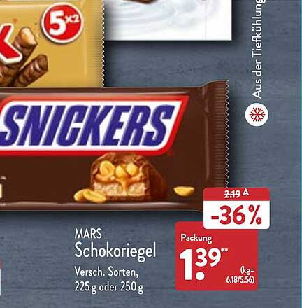 Mars Schokoriegel Angebot bei ALDI Nord - 1Prospekte.de