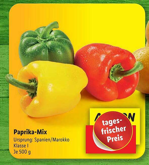 Paprika-mix Angebot bei Lidl - 1Prospekte.de