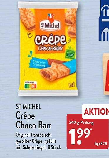 St Michel Crêpe Choco Barr Angebot bei ALDI Nord - 1Prospekte.de