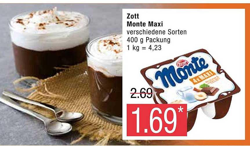 Zott Monte Maxi Angebot bei Marktkauf - 1Prospekte.de