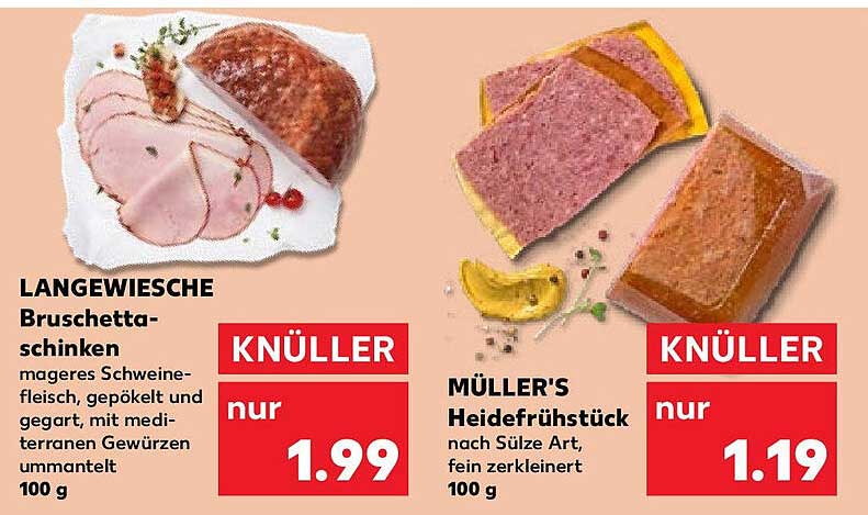 Langewiesche Bruschetta-schinken Müller's Heidelfrühstück Angebot bei ...
