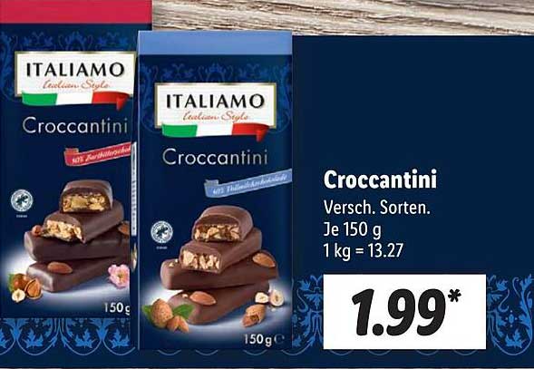 Croccantini Italiamo Angebot bei Lidl - 1Prospekte.de