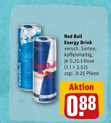 Red Bull Energy Drink Angebot bei REWE - 1Prospekte.de