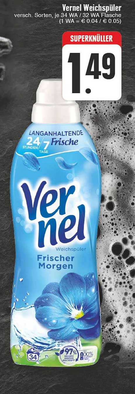 Vernel Weichspüler Angebot bei E Center - 1Prospekte.de