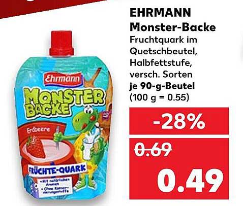 Ehrmann Monster-backe Angebot bei Kaufland - 1Prospekte.de