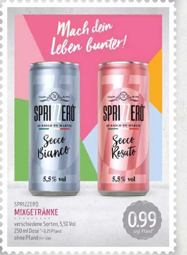 Sprizzero Mixgetränke Angebot bei Edeka Struve - 1Prospekte.de