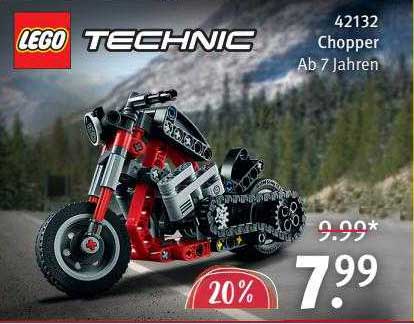 Lego Technic 42132 Chopper Angebot bei ROSSMANN