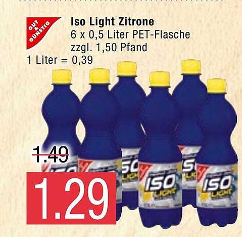Iso Light Zitrone Angebot bei Marktkauf - 1Prospekte.de