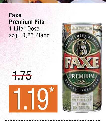 Faxe Premium Pils Angebot bei Marktkauf - 1Prospekte.de