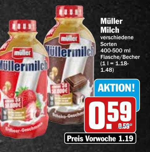 Müller Milch Angebot bei Hit - 1Prospekte.de