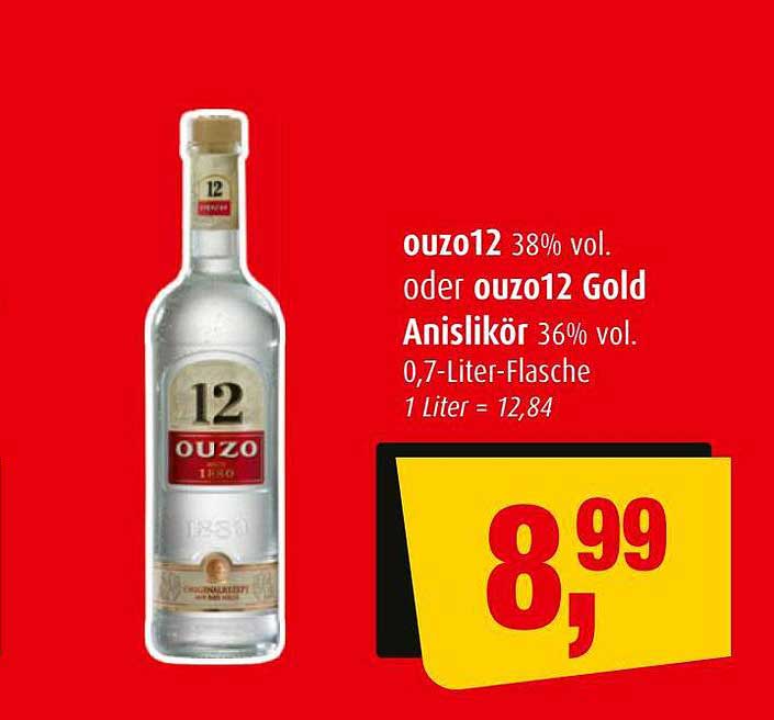 Ouzo12 Oder Gold Anislikör Angebot bei Markant - 1Prospekte.de