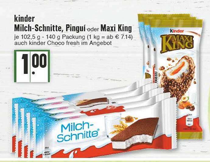 Kinder Milch-schnitte Pingui Oder Maxi King Angebot bei CAP Markt