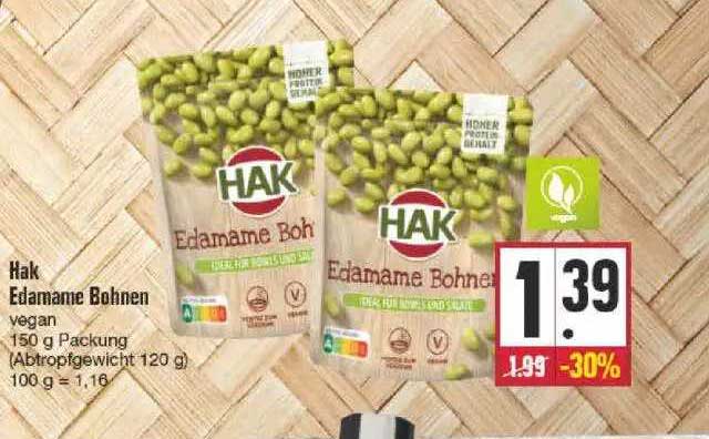 Hak Edamame Bohnen Angebot bei EDEKA - 1Prospekte.de